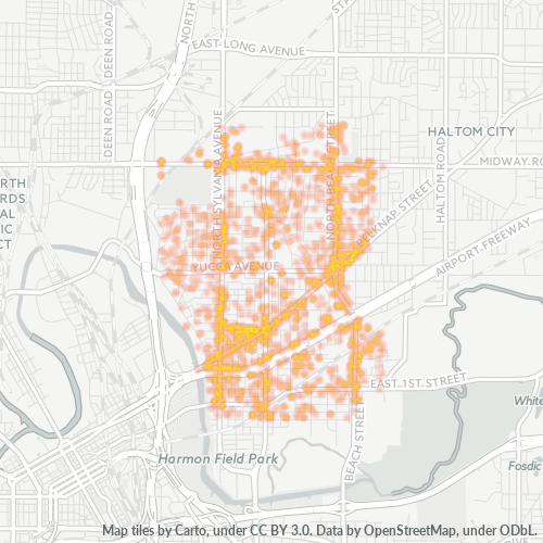 2416 Fadalord St 76111 Zip Code Map - Map